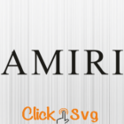 Amiri Logo Svg - Download SVG Files for Cricut, Silhouette and ...