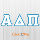 Alpha Delta Pi Greek Letter Svg - Download SVG Files for Cricut ...