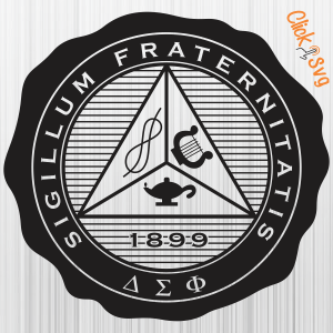 Delta Sigma Phi 1899 Black Svg - Download SVG Files for Cricut ...