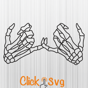 Skeleton Pinky Promise - Download SVG Files for Cricut, Silhouette and ...