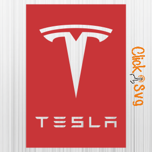Tesla Logo - Download SVG Files for Cricut, Silhouette and sublimation