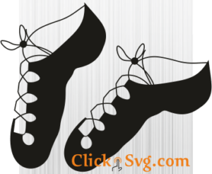 Irish Dance Soft Shoes Svg | Irish Dancing Pumps Png